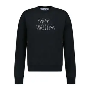 Off-White Arrow Print Sweatshirt - Black