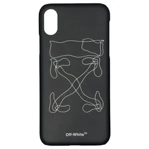 Off-White Off Off Abstract Arrows Iphone Xs Max Casein - Black/white