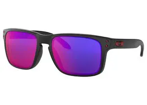 Oakley Holbrook Sunglasses Matte Black/positive Red Iridium (oo9102/36)