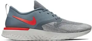 Nike Odyssey React Flyknit 2 Sneakers - Armory Blue Vast Grey Black Bright Crimson