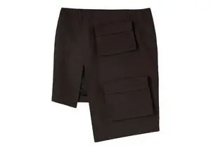Off-White Asymmetric Cargo Skirt