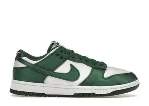 Nike Dunk Low Michigan State Satin - White/team Green