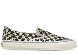 VANS Og Slip-on Lx Brain Dead Checkerboardin - White/black