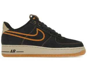 Nike Air Force 1 Low Premium Denim - Dark Obsidian/metallic Bronze