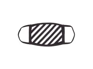 Off-White Off Off Brushed Diag Face Maskin - Black/white