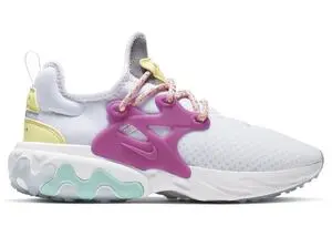 Nike React Presto Sneakers - White/coral/hyper Violet