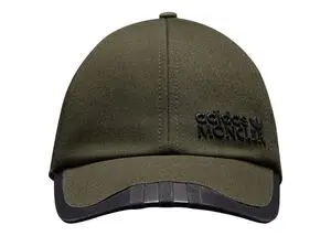 Moncler X Adidas Originals Gabardine Baseball Cap - Dark Green