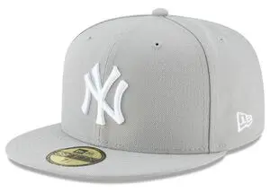 New Era New York Yankees 59fifty Fitted Cap - Grey/white