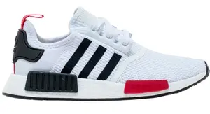 Adidas Nmd R1 Sneakers - White/black/power Red