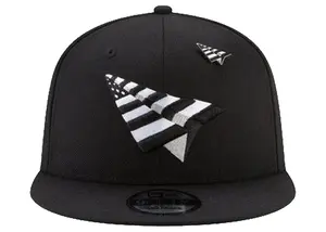 New Era X Paper Planes 9fifty Snapback Hat - Black/green