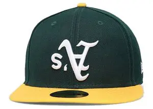 New Era Oakland Athletics 59fifty Fitted Hat - Dark Green