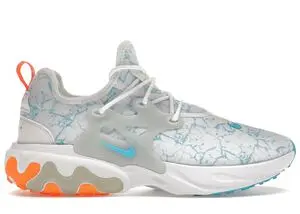 Nike React Presto Acid Wash Sneakers - White/aura/total Orange
