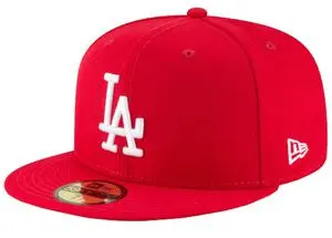 New Era Los Angeles Dodgers 59fifty Fitted Cap - Scarelet Red Red