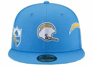 New Era Just Don Los Angeles Chargers 59fifty Fitted Cap - Blue