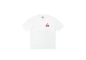 PALACE Trishadow T-shirt White/red