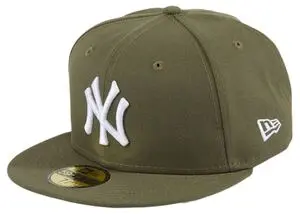 New Era New York Yankees 59fifty Fitted Cap - Olive/white