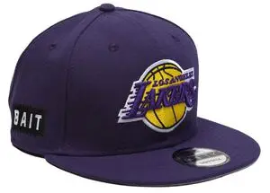 New Era X Bait Los Angeles Lakers 9fifty Snapback Cap - Purple
