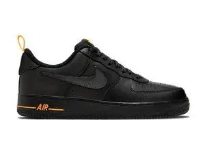 Nike Nike Air Force 1 Low '07 LV8 Cut Out Sneakers Black/black/laser Orange