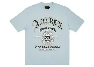 PALACE X Avirex T-shirt Chill Blue