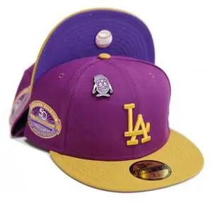 New Era Los Angeles Dodgers 50th Anniversary Cap - Purple/brown