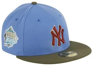 New Era New York Yankees 1999 World Series Patch 59Fifty Fitted Hat Indigo/olive