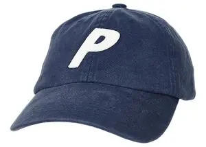 PALACE Washed Twill P 6-panel Cap - Navy Blue