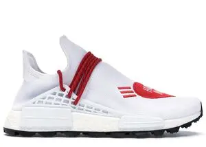 Adidas Nmd Hu Pharrell Human Made Sneakers - White/red