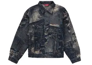 Supreme Archive Denim Jacquard Trucker Jacket
