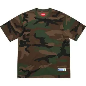 Supreme Athletic Label Short Sleeve Top - Woodland Camo