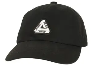 PALACE Washed Twill Tri Ferg 6-panel Cap - Black
