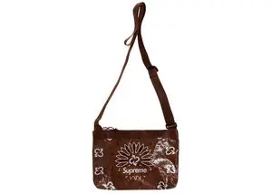 Supreme Bandana Tarp Side Bag - Brown
