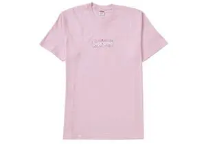 Supreme Bandana Box Logo Tee Shirt - Light Pink