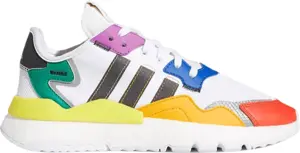 Adidas Nite Jogger Pride Sneakers - Footwear White/bright Cyan