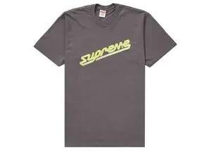 Supreme Banner Tee Shirt (fw23) Charcoal