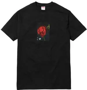 Supreme Araki Rose Tee Shirt - Black