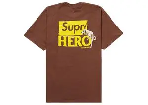 Supreme Antihero Dog Tee Shirt - Brown
