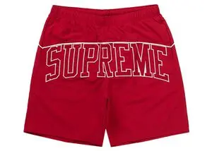 Supreme Arc Water Short - Red