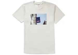 Supreme Banner Tee Shirt - Natural