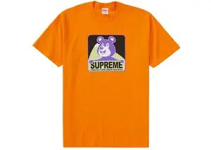 Supreme Bear Tee Shirt - Orange
