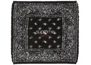 Supreme Bandana Fleece Neck Gaiter - Black