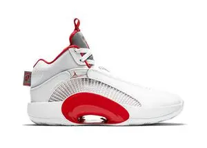 JORDAN Xxxv - White/fire Red/silver