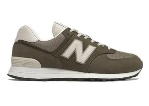 NEW BALANCE 574 Mushroom - Black Olive/mashroom/white