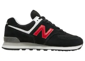 NEW BALANCE 574 Sneakers - Black/red