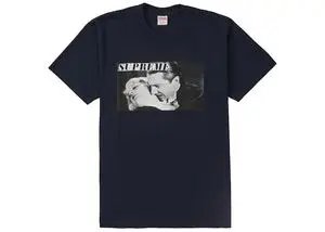 Supreme Bela Lugosi Tee Shirt - Navy Blue