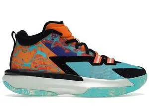 JORDAN Zion 1 Planet Z Sneakers - Cone/black/hyper Jade
