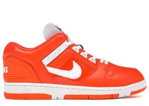 Nike Air Force 2 Low Supreme - Orange Blaze/white