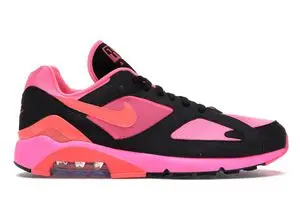 Nike Max 180 Comme Des Garcons Sneakers - Laser Pink/solar Red/black