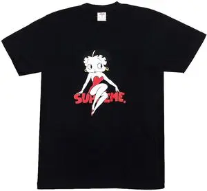 Supreme Betty Boop Tee Shirt - Black