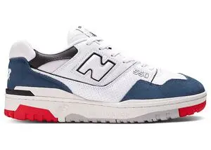 NEW BALANCE 550 Sneakers - White/navy/red