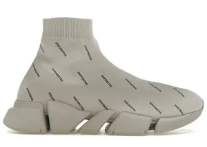 Balenciaga Speed 2.0 Trainers - Beige/black